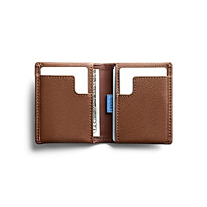 Bellroy Slim Sleeve, slim leather wallet (Max. 8 cards and bills) - Hazelnut