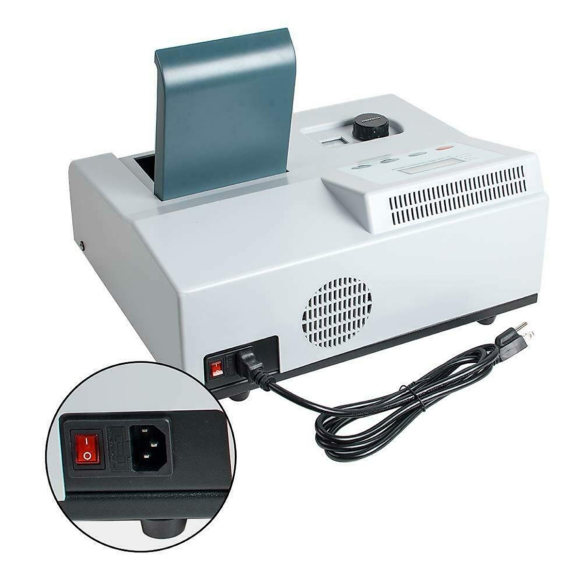 DONNGYZ Visible Spectrophotometer LDC Digital 721 Wavelength Range 350-1020nm Spectral Bandwidth 6nm Instruction Power Cord Glass Cuvette Wave Range Portable Digital Display Lab Analytical Equipment