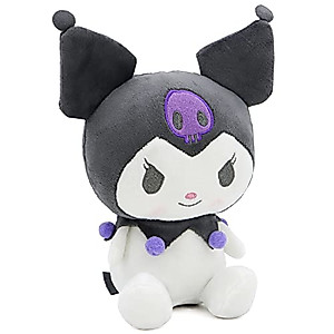 10" Cute Anime Plush Doll,Kawaii Cartoon Stuffed Plushie Toy,Gift for Children Girls Fans (Purple)