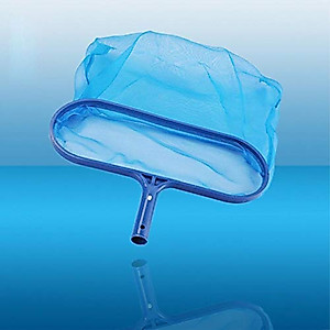Rongbo Deep-Bag Pool Rake & Swimming Leaf Skimmer Net with Medium Fine Mesh,Fits Most Standard Pole for Cleaning Swimming Pools,Hot Tubs,Spas and Fountains (deep-Bag rake)