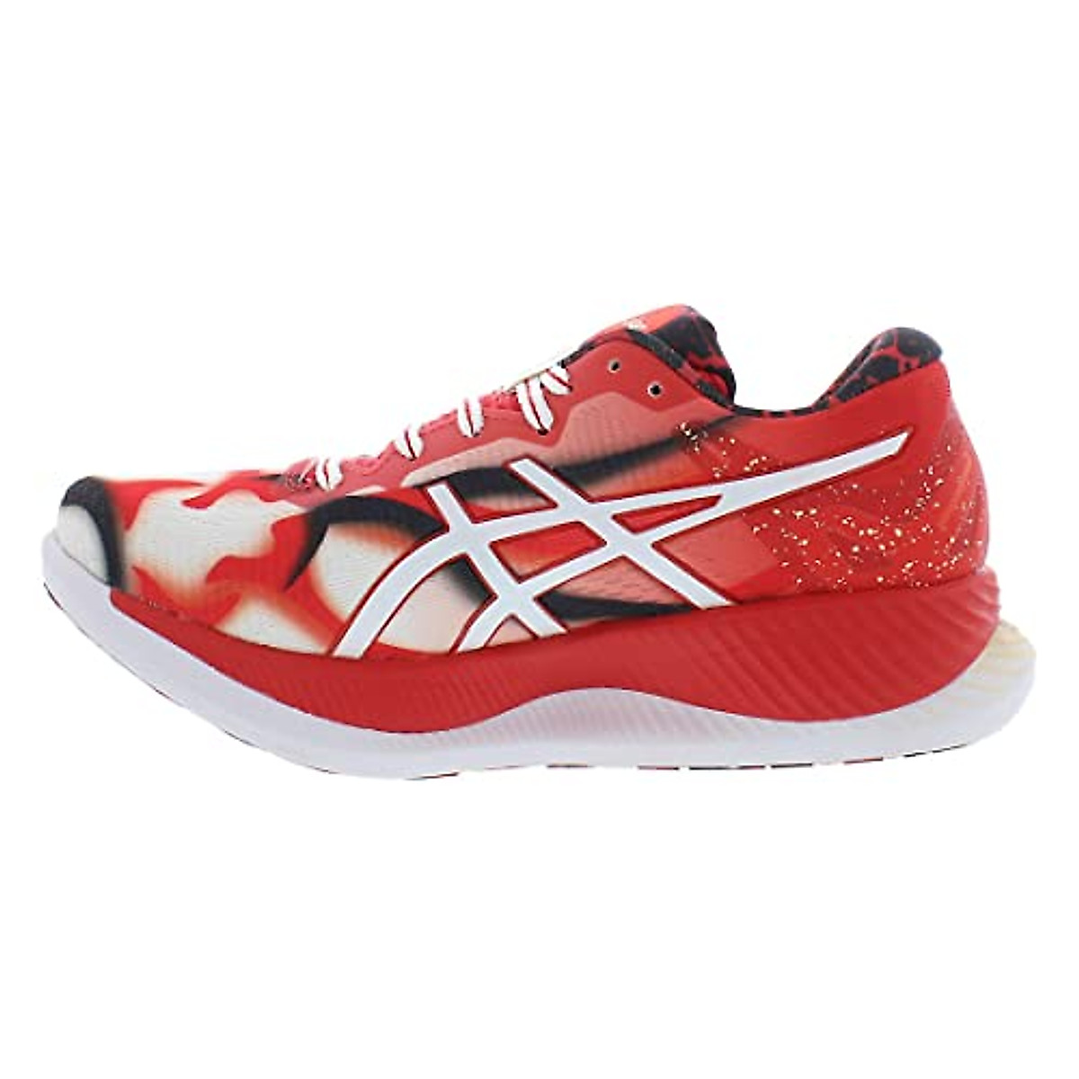 ASICS GlideRide Tokyo Womens Shoes Size 7, Color: White/Classic Red