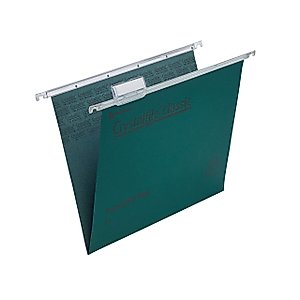 Rexel Crystalfile Classic Suspension Files Manilla 15 mm A4 - Pack of 50, Green
