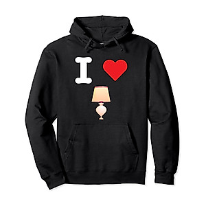 I Love Table Lamps Light Fixture Desk Nightstand Aesthetic Pullover Hoodie