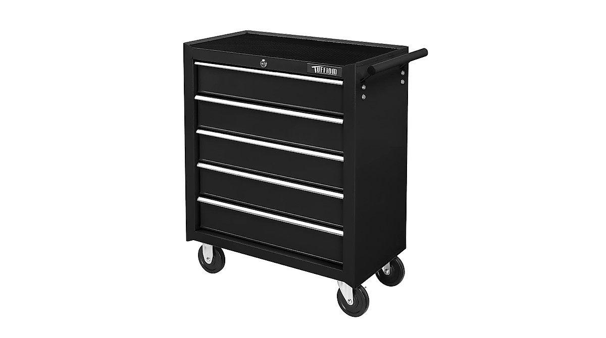TUFFIOM 5-Drawer Rolling Tool Chest | Secure Storage & Mobile