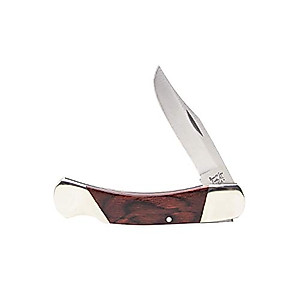 Bear & Son 205R Rosewood Midsize Lockback Knife, 3 3/4-Inch