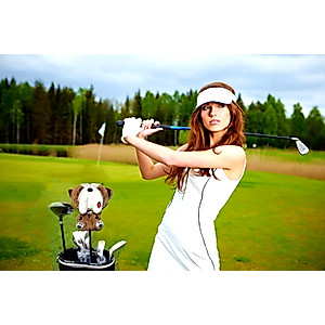 Golf Club Head Cover Funny Cartoon Golf Animal Wood Pole Set Suitable for 460 cc (brown)
