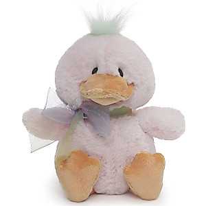 GUND Quacklin Easter Duck Stuffed Animal, Styles May Vary, 7.5”