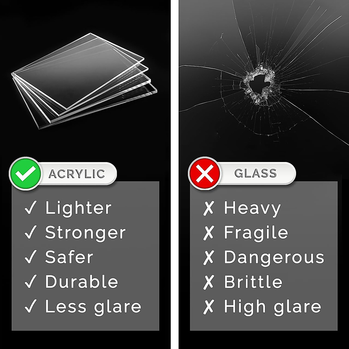 2 Pack Sign Holder 4 x 6 Inch 3 Sided Display Clear Acrylic Restaurant Menu Triangle Shape Table Tent Drink Food Ad Display Countertop Printed Material Advertisements POP by Marketing Holders