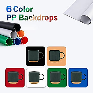 ZKEEZM Light Box Photography 16"x16" with 160LED Lights and 6 Color Backdrops, Photo Box with Lights | Foldable Photo Studio with Adjustable Brightness, 3000-6500K Bi-Color Portable Light Box Shooting