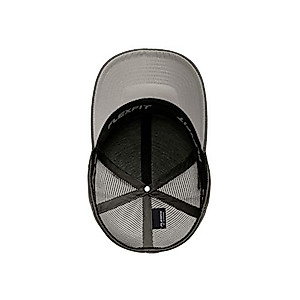 Flexfit unisex adult Flexfit Melange Unipanel Trucker Cap, Dark Grey, Large-X-Large US