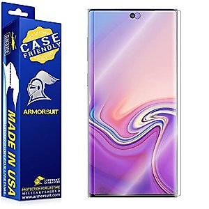 Armor Suit MilitaryShield Screen Protector For Samsung Galaxy Note 10 (6.3 inch Display)(Case Friendly) Anti-Bubble HD Clear Film