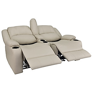 RecPro RV 64" Powered Recliner Loveseat | Wall Hugger Sofa | Ultrafabrics Brisa (Birch)