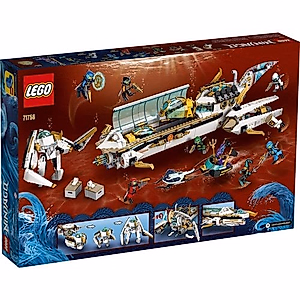 LEGO 71756 NINJAGO Hydro Bounty Building Set, Submarine Toy with Kai and NYA Minifigures, Ninja Toys, Gifts, Presents for Kids, Boys, Girls Age 9 Plus Years Old