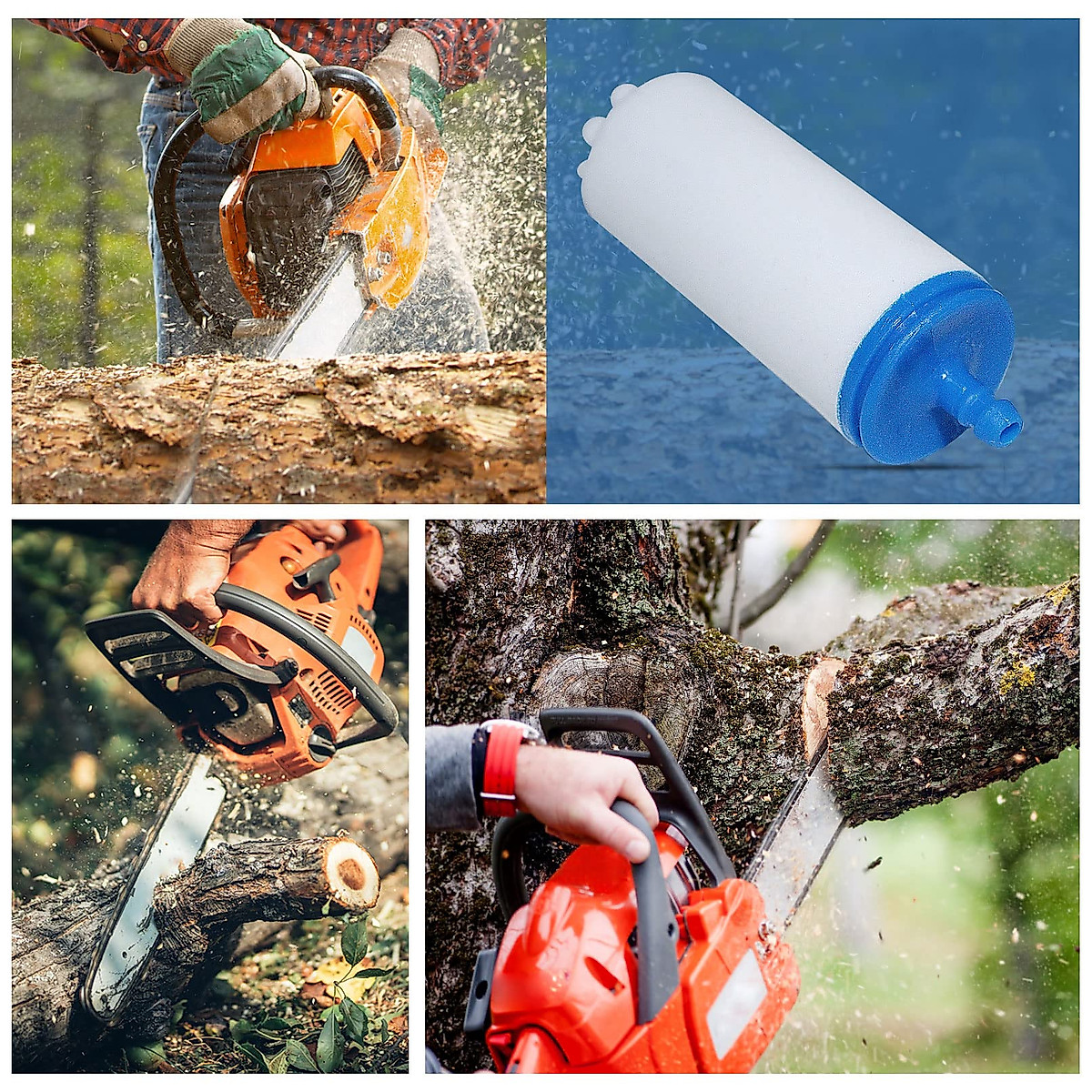 AUMEL 506264101 10pcs/lot Fuel Filter Kit for Husqvarna K650 K750 K760 K950 K960 K970 K1250 Concrete Cut-Off Saw Part.