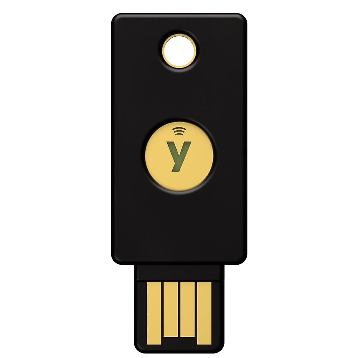 Yubico - YubiKey 5 NFC - Two-Factor authentication (2FA) Security Key, Connect via USB-A or NFC, FIDO Certified - Protect Your Online Accounts