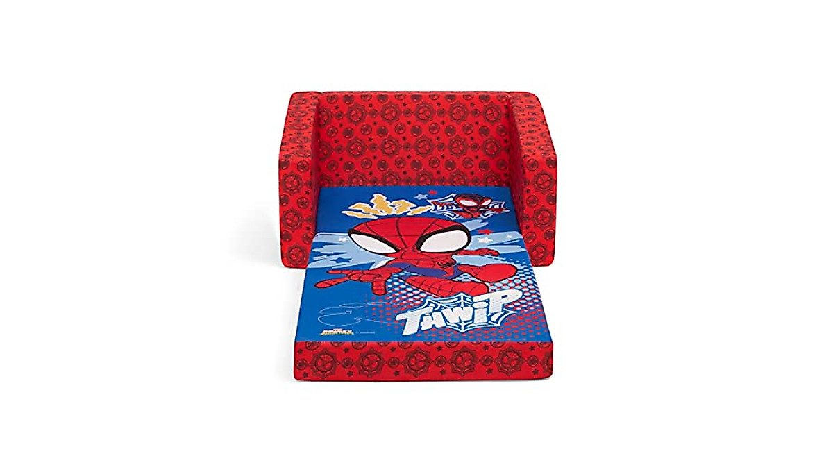 Marvel Spidey Kids Flip-Out Chair & Lounger - 2-in-1 Fun