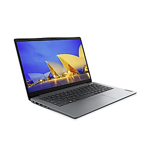 LENOVO 2022 Ideapad 1i 14.0" HD Laptop, Intel Pentium Silver N5030 Processor, 4GB RAM, 128GB eMMC TLC SSD, Intel HD Graphics, HD Webcam, 1-Year Office 365 Gray, Windows 11 S, 128GB SnowBell USB Card