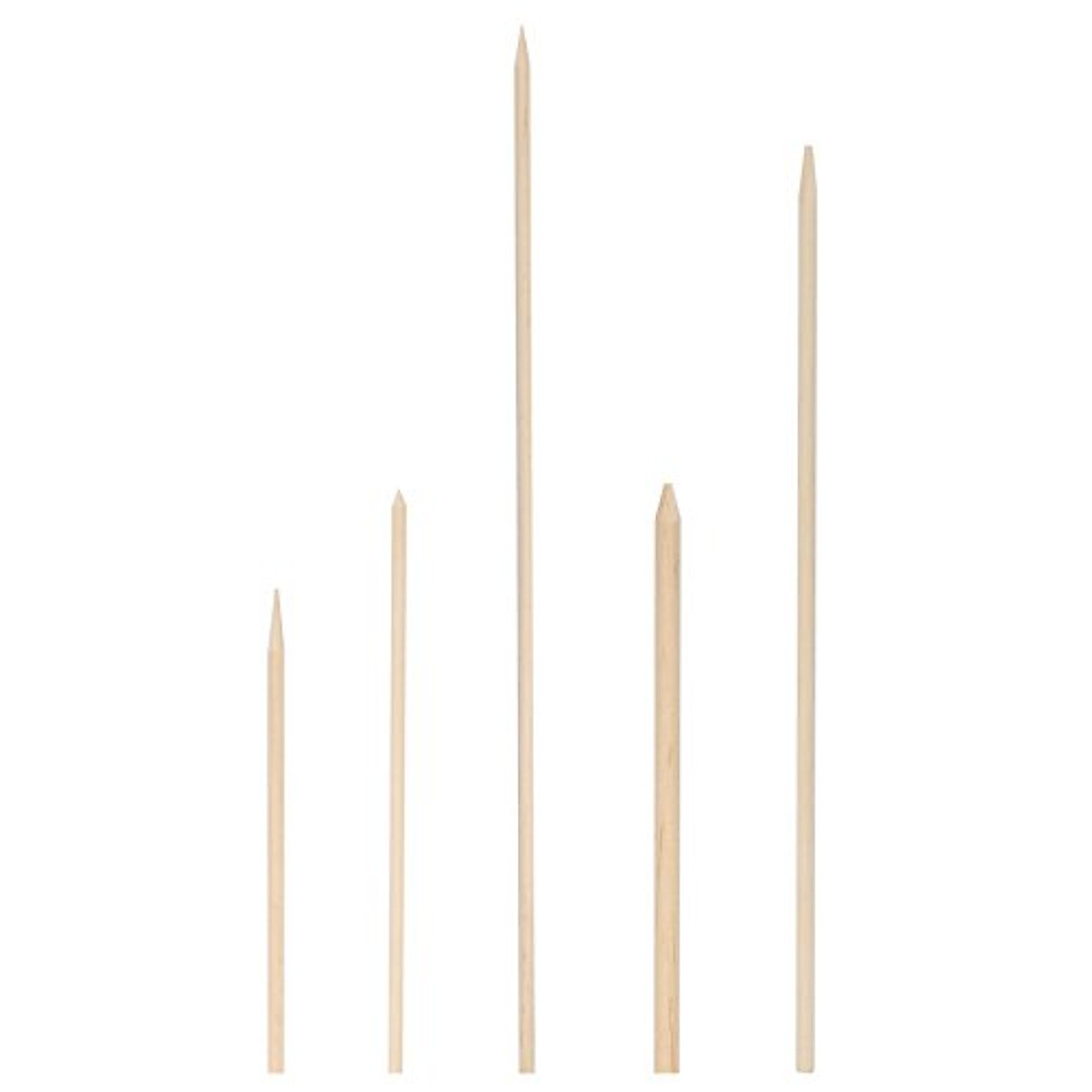 KingSeal Natural Bamboo Wood Meat Skewers, Kebab Sticks - 4.5 Inches, 3.5mm Diameter, 1000 Count