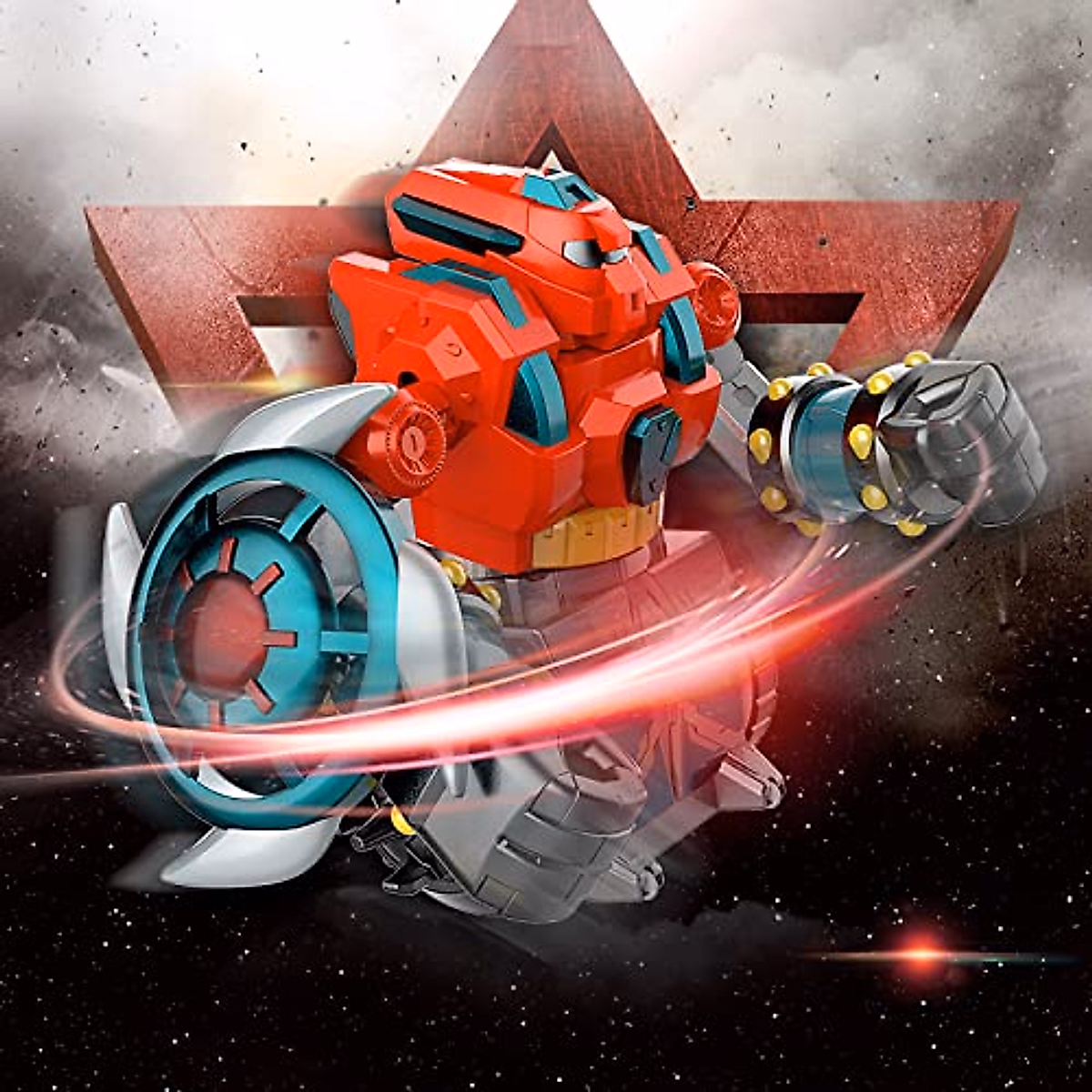 HCTENGIINE 360-Degree Rotating Battle Robot Remote Control Fight Robot,Shields and Fist Weapons, Birthday Gifts, Graduation Gifts, School Gifts for Boys Over 6 Years Old (red)