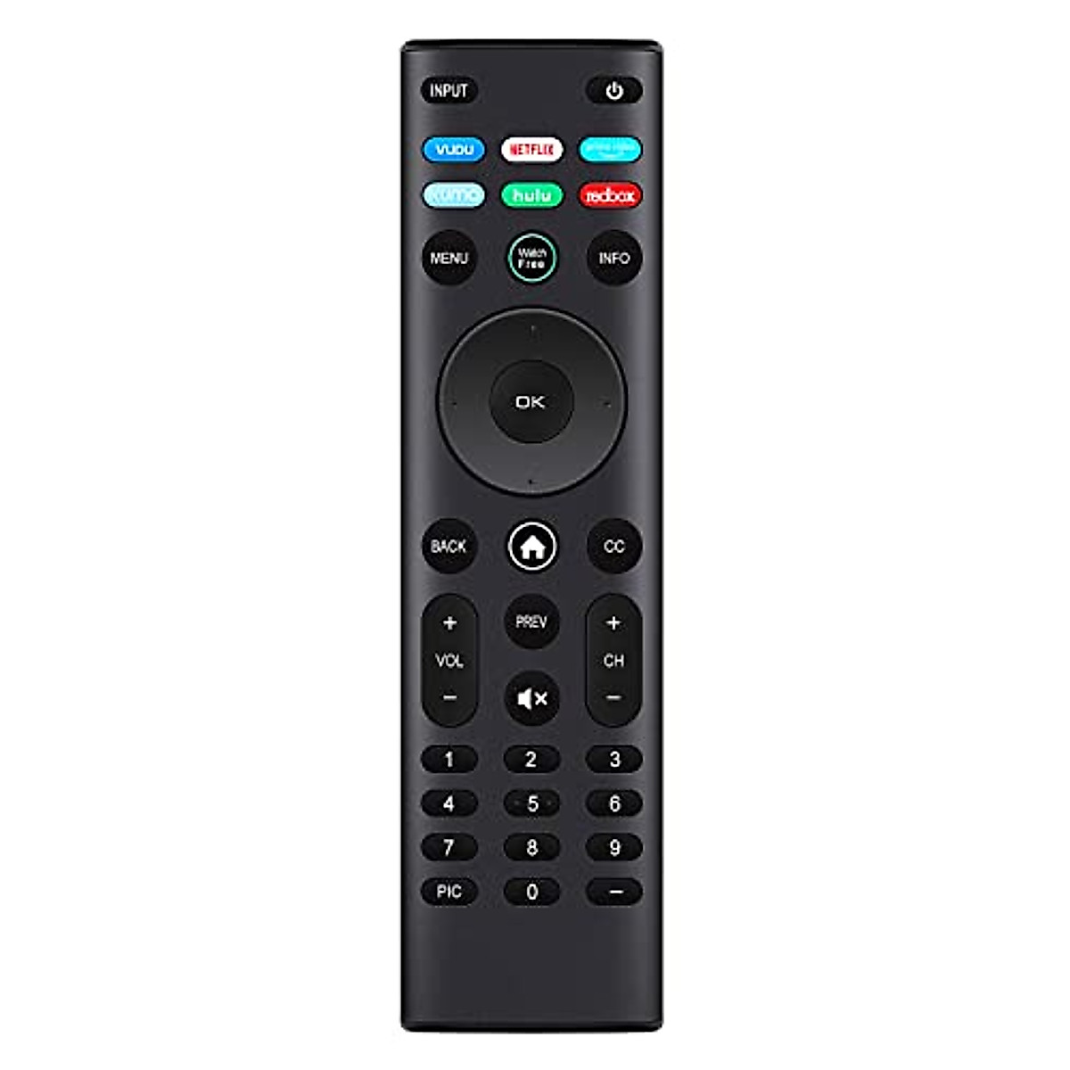 XRT140 Replaced Remote fit for Vizio Smart TV M50Q7-H1 M55Q7-H1 M65Q7-H1 M55Q8-H1 M65Q8-H1 V555-H1 V655-H9 V705-H13 V405-H9 V405-H19 V505-H9 V505-H19 V605-H3 V655-H4 V655-H9 V655-H19
