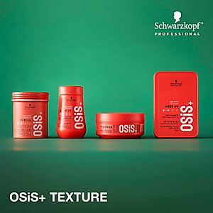 OSiS+ Thrill Fibre Gum – Medium Hold Flexible Style Control, 3.38 Oz – Bendable and Moldable Texturizing – Mega-Fibers and Natural Carnauba Wax for Long-Lasting Separation and Shine