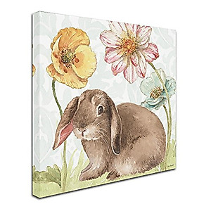 Spring Softies Bunnies III by Lisa Audit, 24x24-Inch Canvas Wall Art