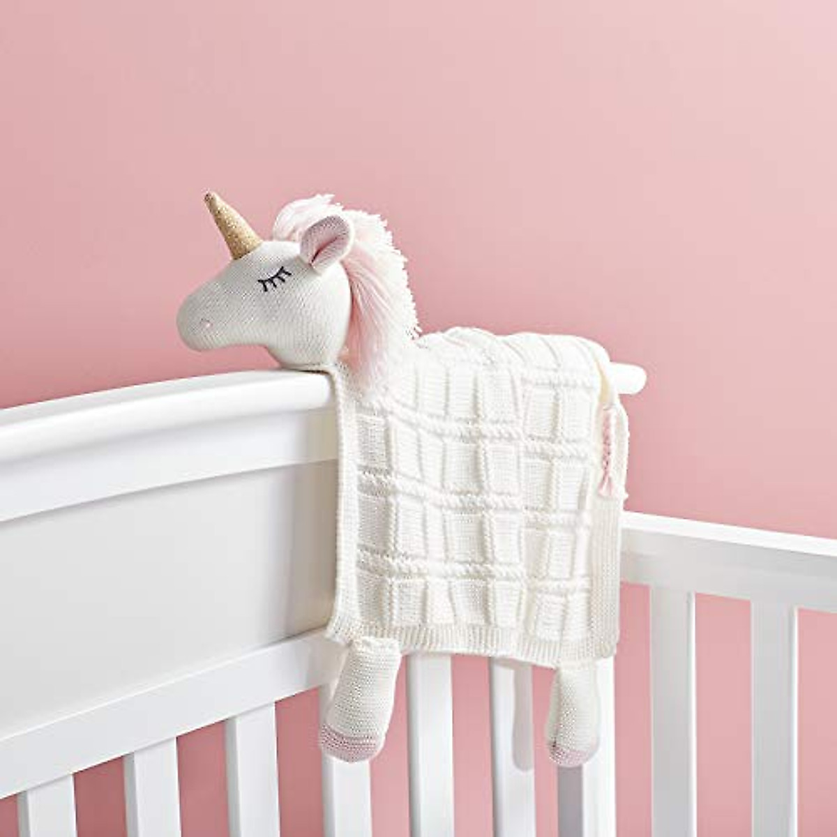 Mud Pie Ivory Knit, Unicorn Baby Lovey