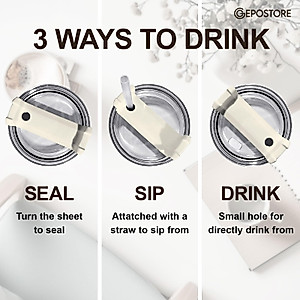 GEPOSTORE TV Show Tumbler 40oz Stainless Steel Tumbler with Handle, Stars Coffee Travel Cup, Birthday Gifts for Movie Lover