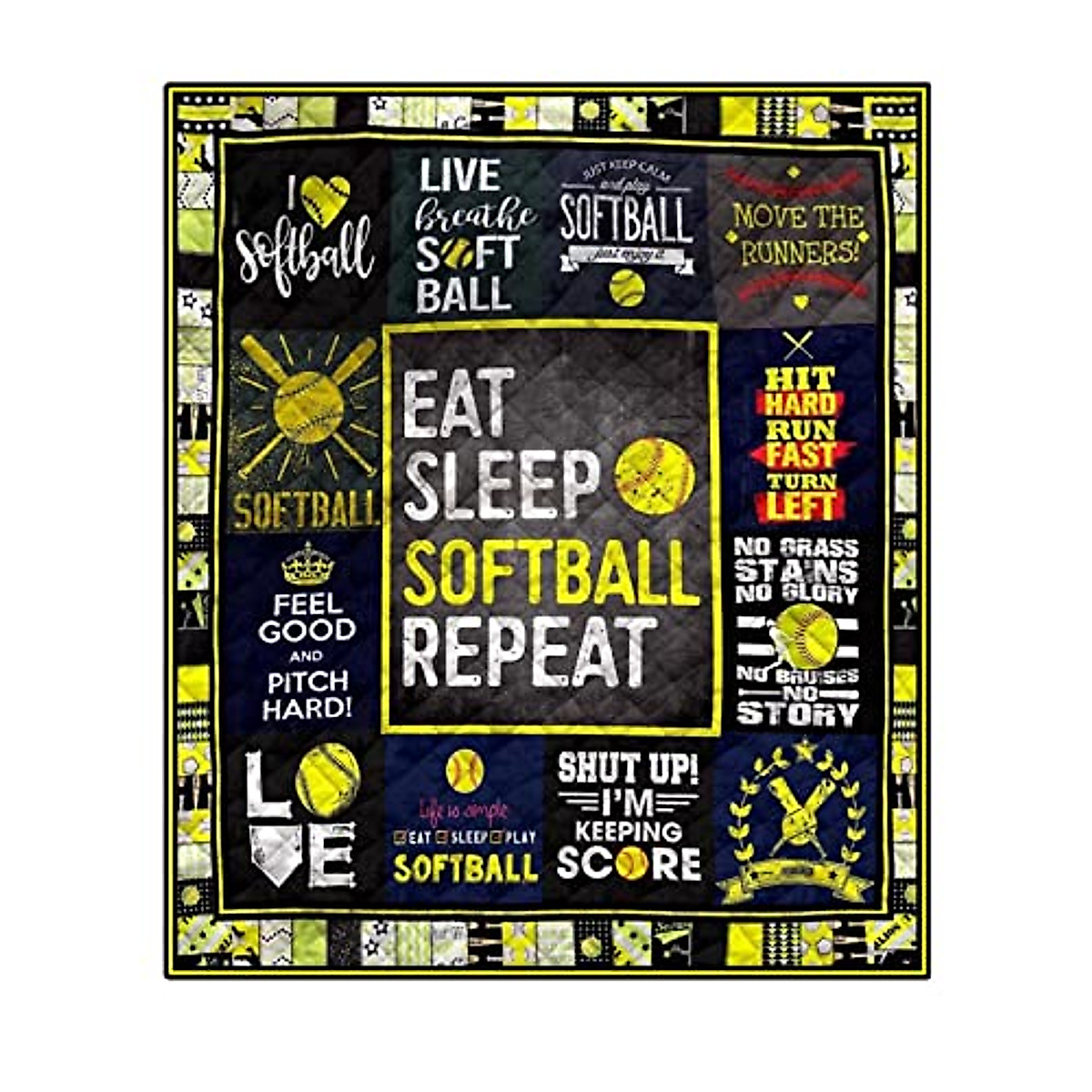 TUNKENCE Decorative Throw Blanket Cotton Oversized Throw Blanket for Couch Adults Flannel Fleece Throw Blanket for Couch, Sofa and Bed, ,40X60Inches