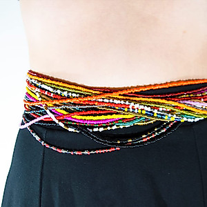 Mandala Crafts Glass Seed Beads for Jewelry Making - 9000 8/0 Seed Beads Small Beads Kit for Tiny Beads Jewelry Bracelet - 3mm Multicolor Seed Beads 8/0 Mini Pony Beads for Necklace