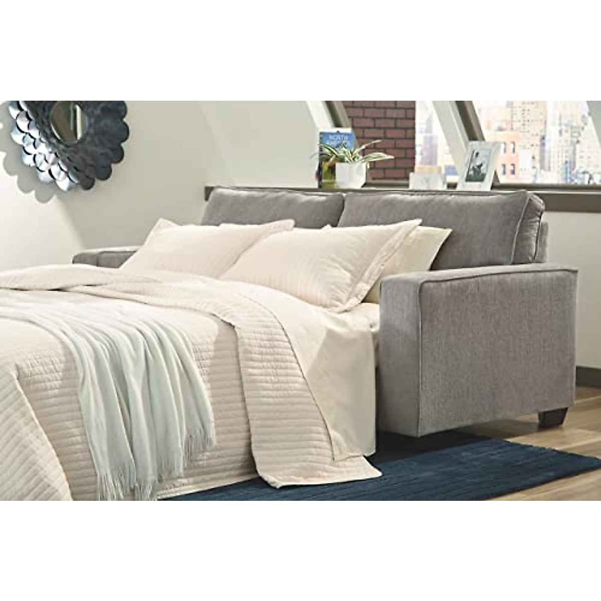 Signature Design by Ashley Altari Sofabed, Alloy