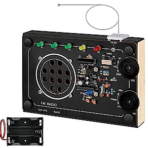 DIY Radio FM Receiver Kit - MakerFocus FM Radio Kits Build Your Own Radio Soldering Project for Beginners Kids Students Adults to Learn