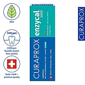 Curaprox Enzycal 950 PPM 75ml Toothpaste
