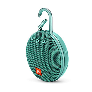JBL CLIP 3 - Waterproof Portable Bluetooth Speaker - Teal (Renewed)