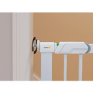Safety 1st Flat Step Pressure-Mounted Baby Gate, White