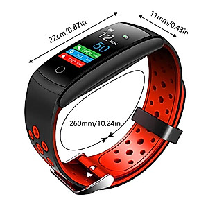 RIQINGY Mens Smart Watches Smart Watch for Men Ladies 0.96 Inch Smart Watch Compatible with Android iOS Phone 5ATM Fitness Waterproof Watch Dz4458