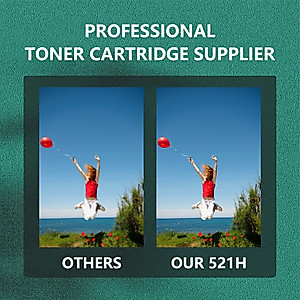 Pomeade Upgraded 521H Toner 52D1H00 Toner Cartridge Compatible with lexmark MS810 MS810n MS810dn MS811 MS811n MS811dn MS812 MS812dn MS812de MS710 MS710n MS711 MS711dn Printer（25,000 Yield, 1PK Black）