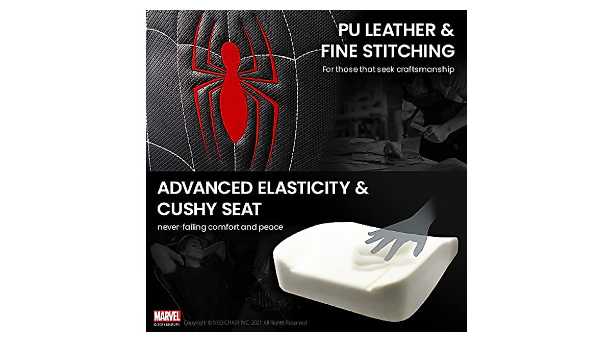 Marvel Spider-Man Gaming Chair for Ultimate Comfort