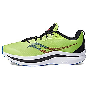 Saucony Endorphin Running Shoe, Acid/Lime, 2 US Unisex Big Kid