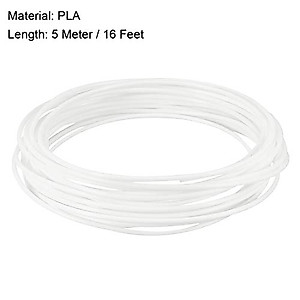 uxcell 3D Pen Filament Refills,16Ft,1.75mm ABS Filament Refills,Dimensional Accuracy +/- 0.02mm,for 3D Printer,White