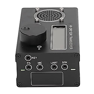 Shortwave Radio Transceiver, 8 Band Full Mode USDR SDR QRP Transceiver, USB/LSB/CW/AM/FM/DSP Modes, Aluminum Alloy, for Signal Reception