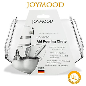 Pouring Shield, GUCHO Universal Pouring Chute for KitchenAid Bowl-Lift Stand Mixer Attachment/Accessories (pouringA)