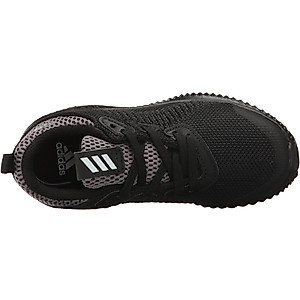 adidas Kids' Alphabounce Running Shoe, Black/White/Utility Black, 11 Medium US Little Kid