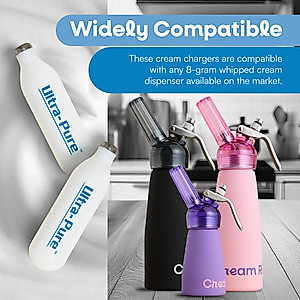 Creamright Ultra-Purewhip 50-Pack N2O Whipped Cream Chargers