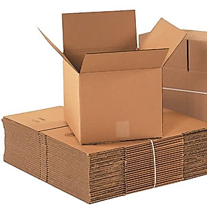 Aviditi Shipping Boxes Small 12"L x 12"W x 12"H, 25-Pack | Corrugated Cardboard Box for Packing, Moving and Storage