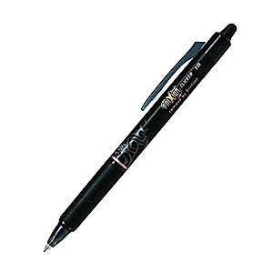 Pilot FriXion Clicker pen 1.0mm, Erasable Gel Pens, Bold Point, 6 pack (Black)