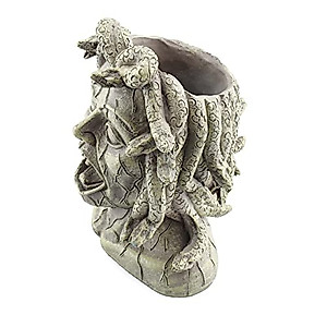Darware Mini Resin Medusa Head Planter, Garden Decor Statue Flower Pot