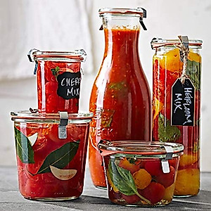 Weck Jars 908 1 Liter - Pack of 2 Glass Jars