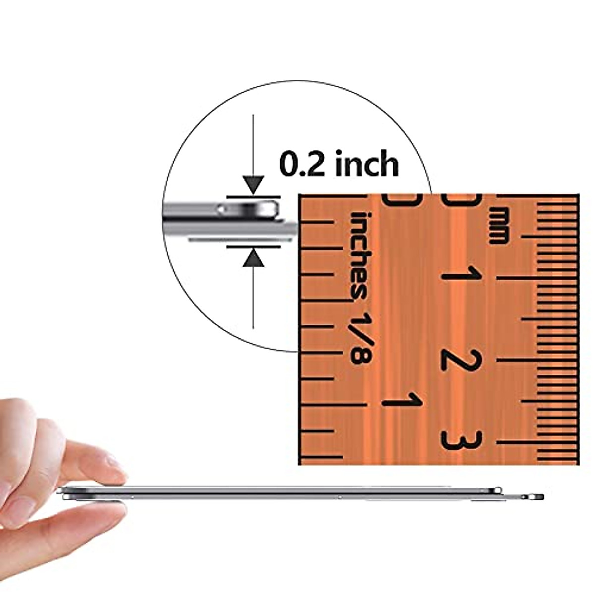 Cell Phone Stand,Bimawen Foldable Aluminum Alloy Ultra Slim Cell Phone Holder for Desk,or Device from 3" to 13"(Grey)