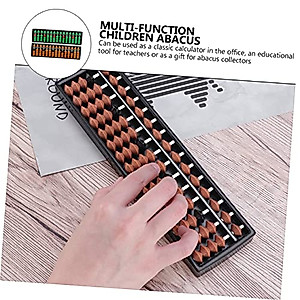 Asakkura 2pcs 15 File Abacus Kids Playsets Japanese Tools Kids Educational Toys Traditional Counting Abacus Children Abacus Toy 15 Column Math Abacus Portable Counting Abacus Small Abacus
